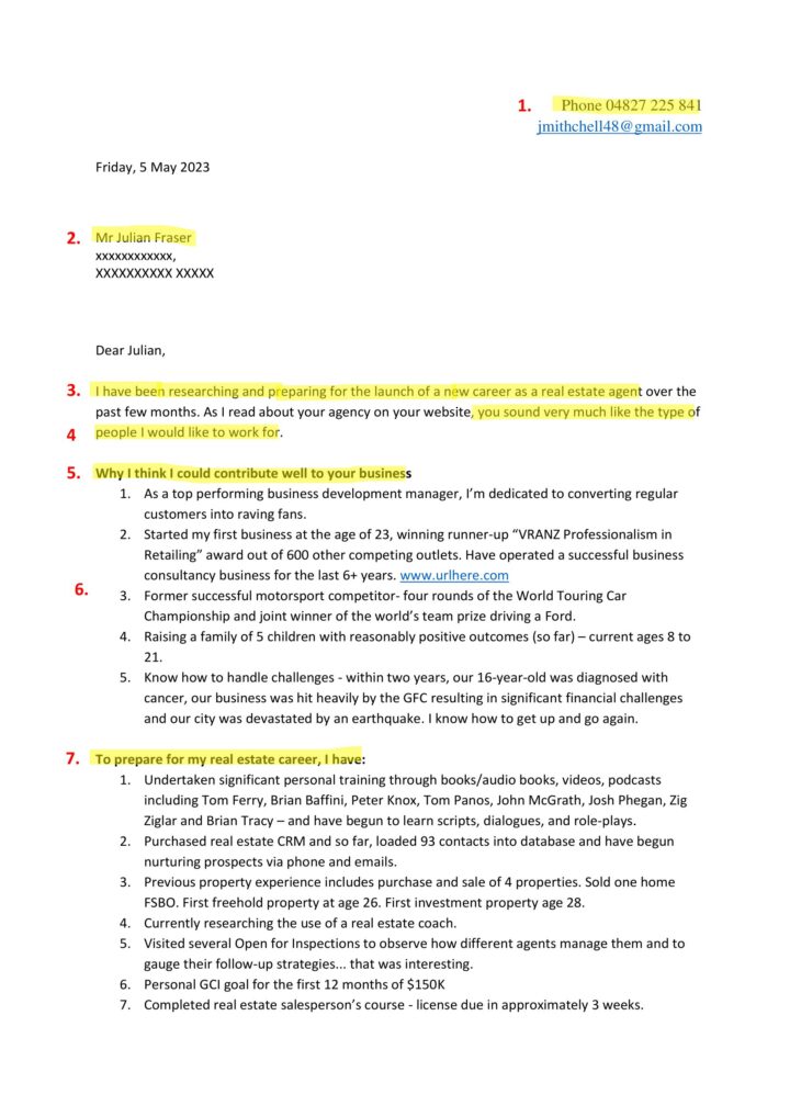 Job Applicant Gets 6 Interviews From This Letter (Template Download ...